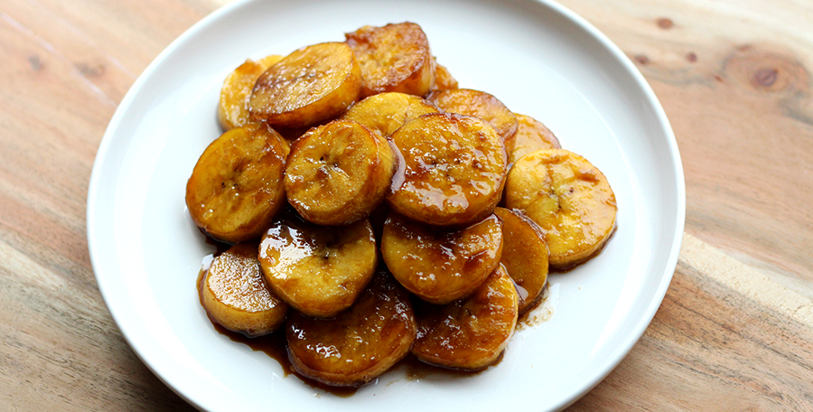 Gekaramelliseerde bakbanaan in 5 minuten - Culy