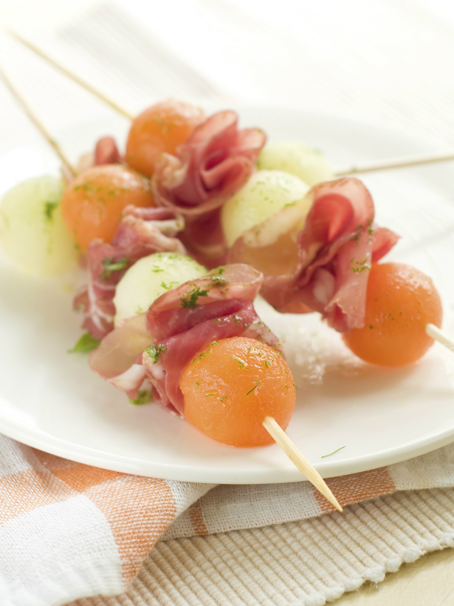 8 variaties op de klassieke meloen met ham - Culy