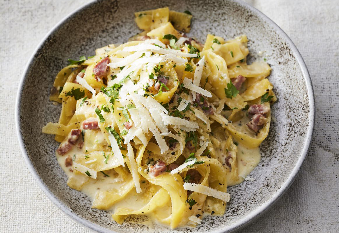 Koolraap carbonara met parmezaan (koolhydraatarm) - Culy.nl