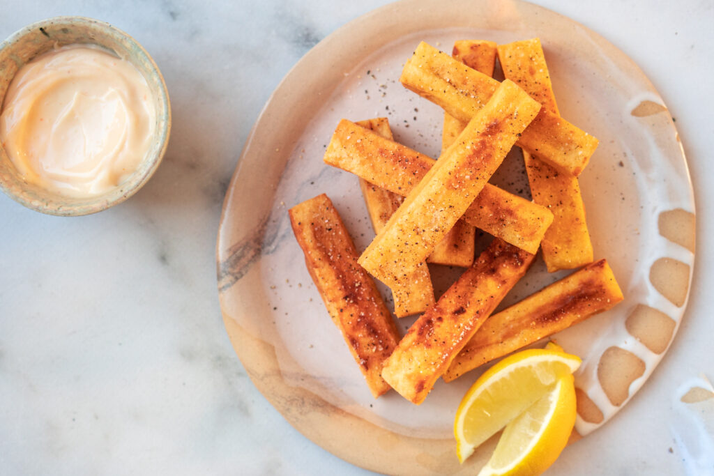 Culy Homemade: recept voor panisse(s) met harissamayo - Culy