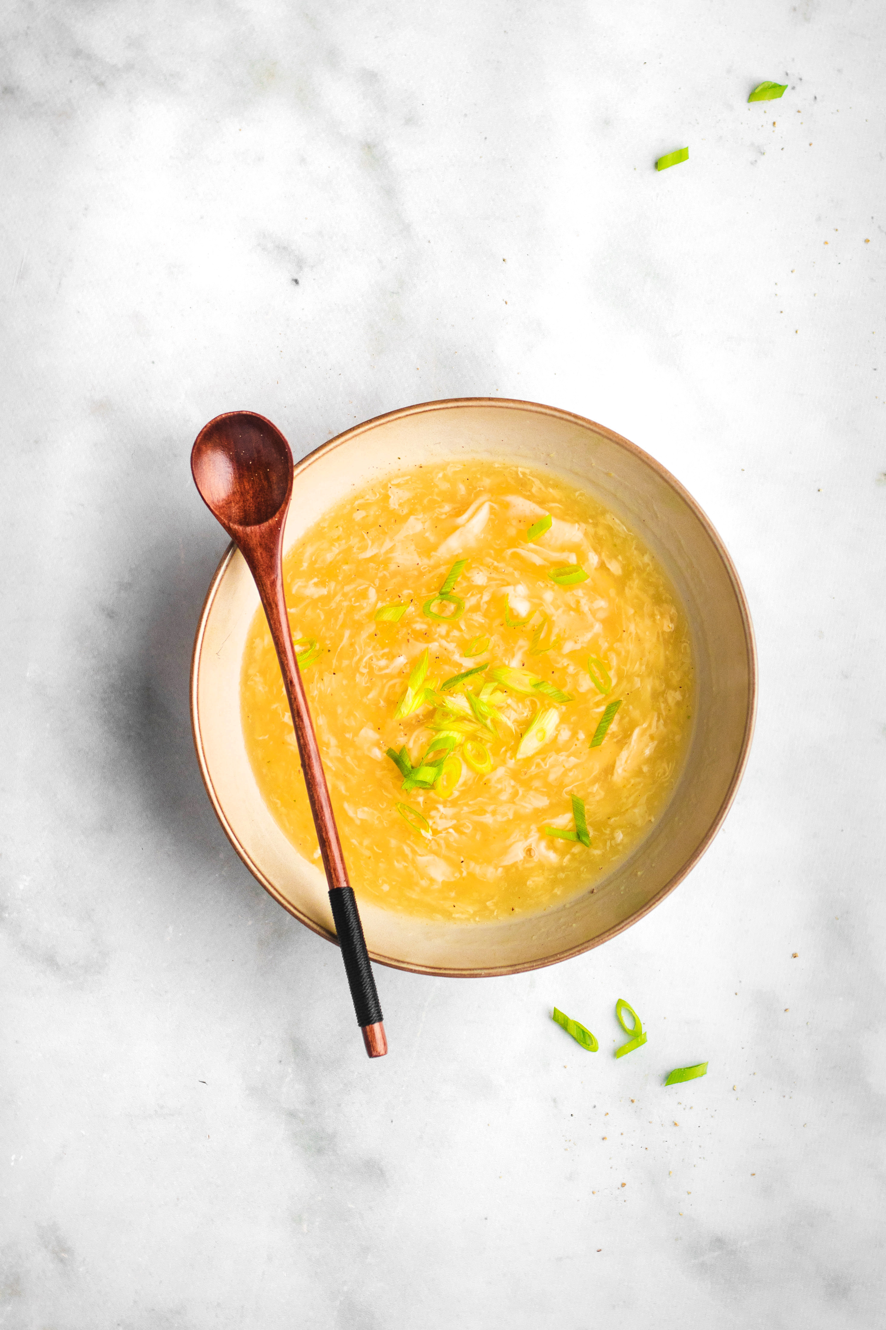 Egg drop soup: Chinese soep met ei (in 10 minuten) - Culy